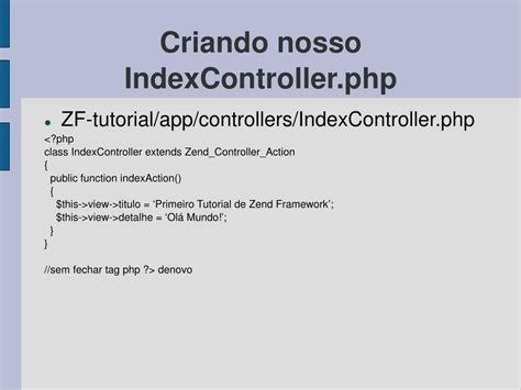 Ppt Zend Framework Powerpoint Presentation Free Download Id586806