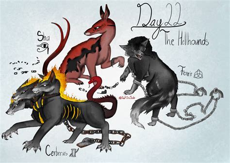 Day 22 The Hellhounds By Thatonejade13 On Deviantart