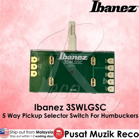 Ibanez 3swlgsc 5 Way Blade Pickup Selector Toggle Switch For Humbuckers