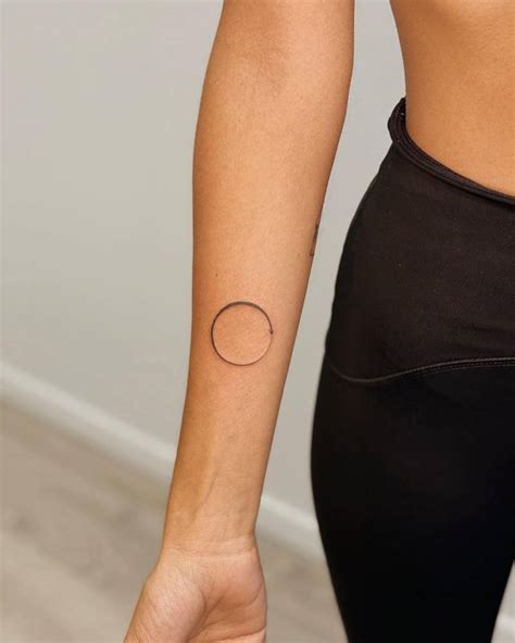 Minimalistic Circle Tattoos