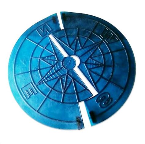 Set Of Pu Mat Stamps Compass Big Concrete Cement Stamping Pattern