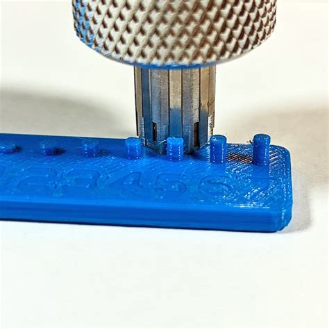 Tubular Bitting Decoder Keychain Style