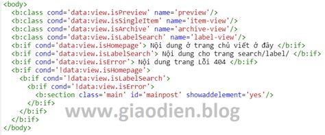 Mẫu giao diện blogspot rút gọn