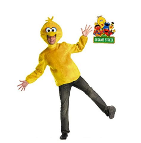 Big Bird Yellow Plush Sesame Street Costume Adult Largexl