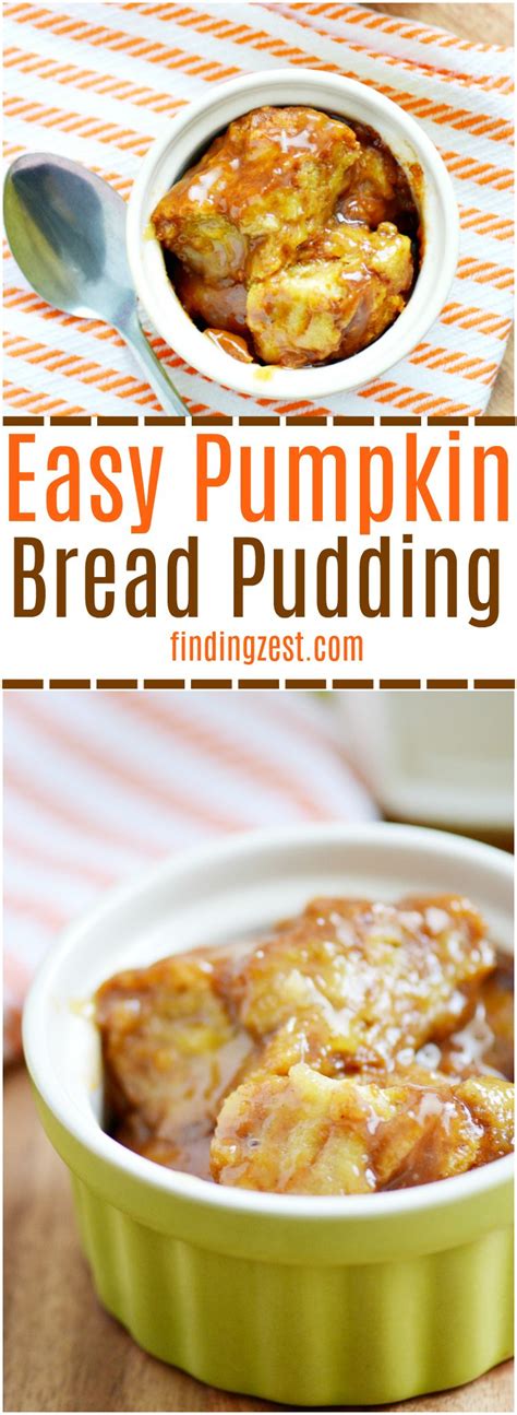 Easy Pumpkin Bread Pudding Recipe