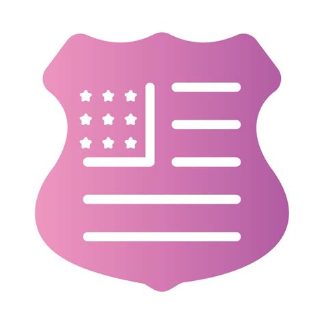 Shield Flat Gradient Icon White Background 53787873 Vector Art At Vecteezy