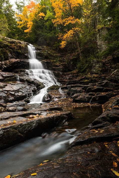 Shelving Rock Falls Near Lake George Stock Image Image Of Shelving