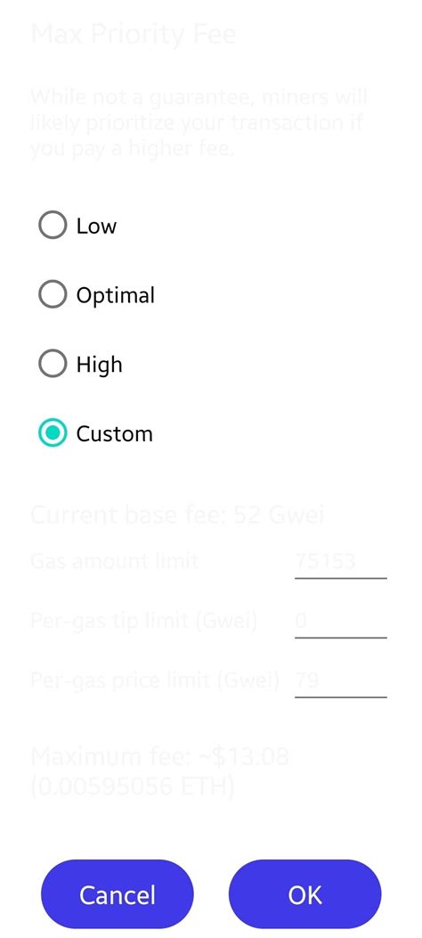 Editing Fee In Brave Wallet Unreadable Font Color And Background Are