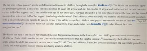 Individual Income Tax Chapter 8 Tax Computation And Tax Credits Flashcards Quizlet