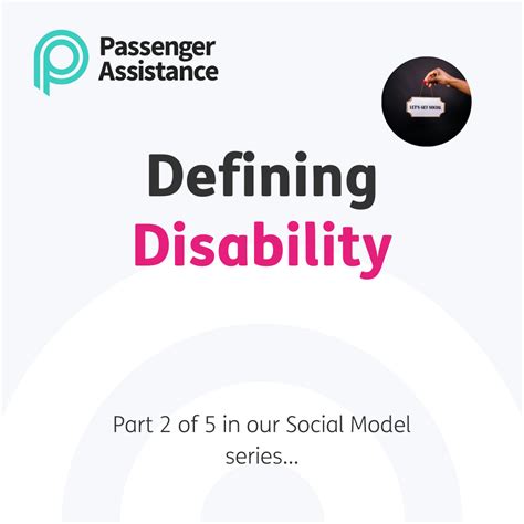 Defining Disability Passenger Assistance