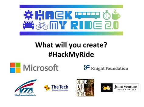 Hack My Ride 20 Kickoff Hackathon Presentation Ppt