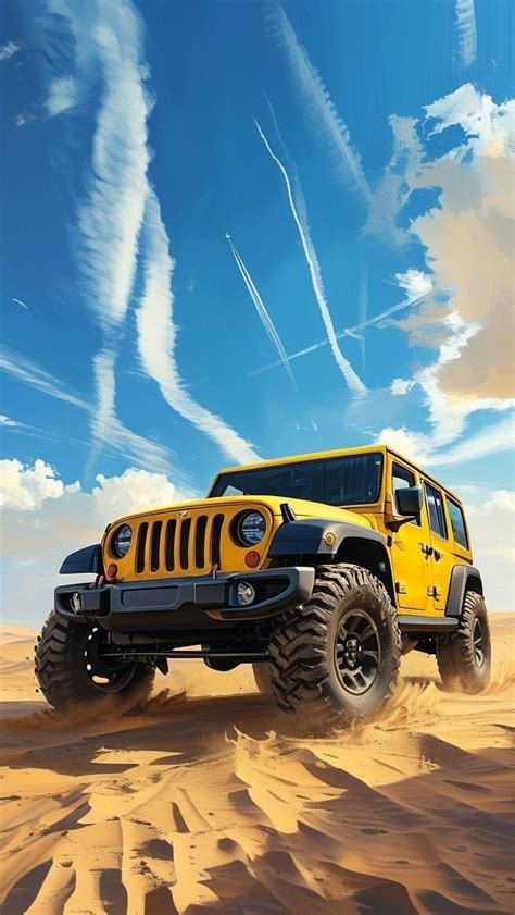 Hd Wallpaper Yellow Jeep Wallpaper Jeep Jurassic Park Wallpaper 4k