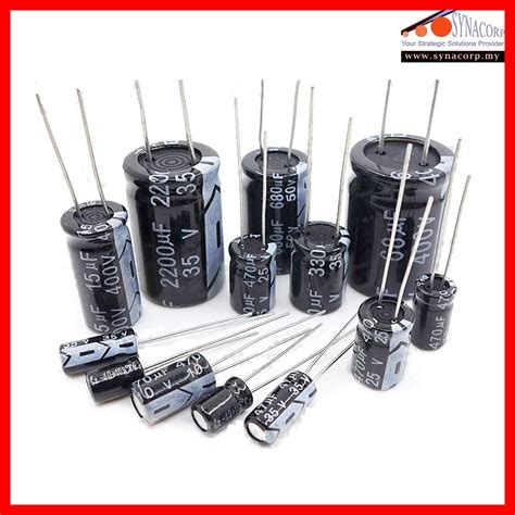 10pcs X 35v Aluminium Electrolytic Capacitor Ecap Capacitors Shopee