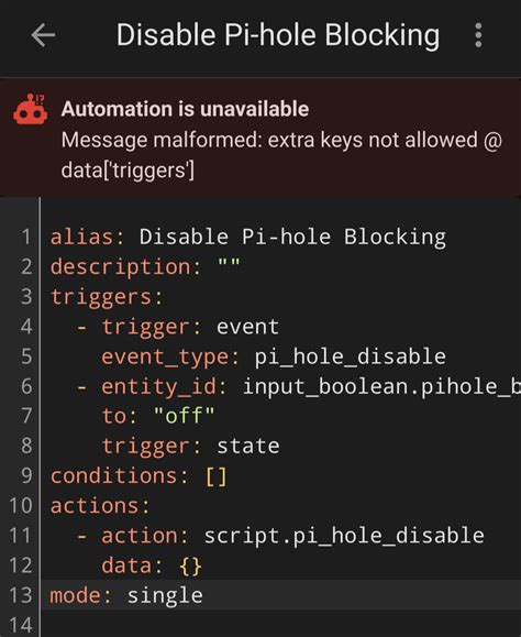 Data Triggers Not Allowed Why Configuration Home Assistant Community