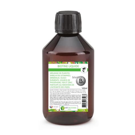 Biotine Liquide Protection Et Renforcement Des Sabots Vet Botanic