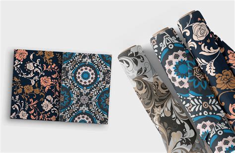 Textile Pattern Design Collection Behance