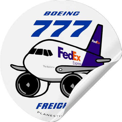 Fedex Boeing 777f Plane Sticker