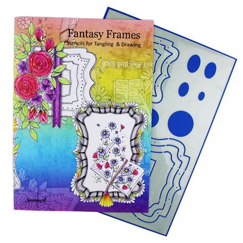 Sanntangle Fantasy Art Frame Stencil Hobbymaker