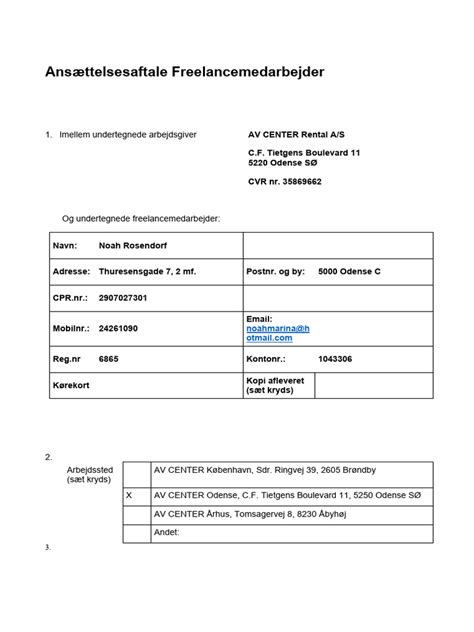 Kontrakt Til Kristian Pdf