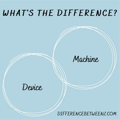 Difference Between Device And Machine Difference Betweenz