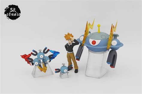 120 Scale World Zukan Magnezone Set Pokemon Resin Statue Sk