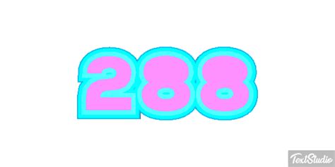 288 Number Animated  Logo Designs