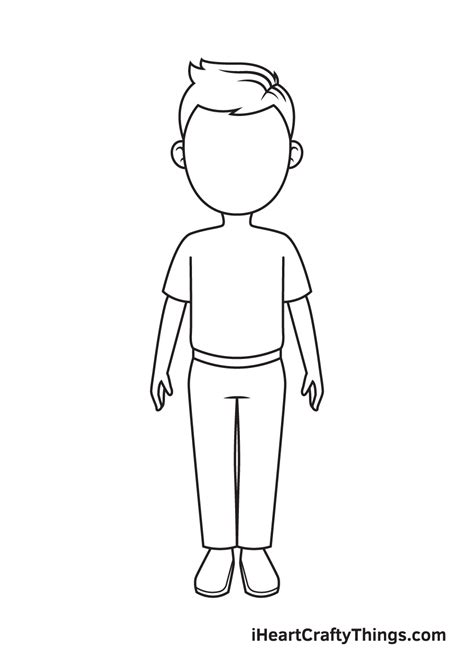 Cartoon People Drawing How To Draw Cartoon People Step By Step