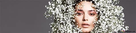 Wreathed Kendall Jenner Vogue Photoshoot 2k Wallpaper Download