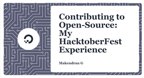 Contributing To Open Source My Hacktoberfest Experience