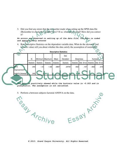 Spss Statistics Project Example Topics And Well Written Essays 250 Words