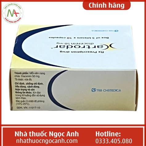 Thuốc Artrodar 50mg Là Thuốc Gì Tác Dụng Phụ Giá Bao Nhiêu Mua ở đâu