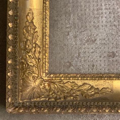 Proantic Neoclassical Frame In Golden Wood With Gold Leaf Xviii Cen