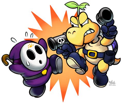 Mast3r Rainb0w Bill Blaster Koopa Troopa Shy Guy Troopea Mario And Luigi Rpg Mario Series