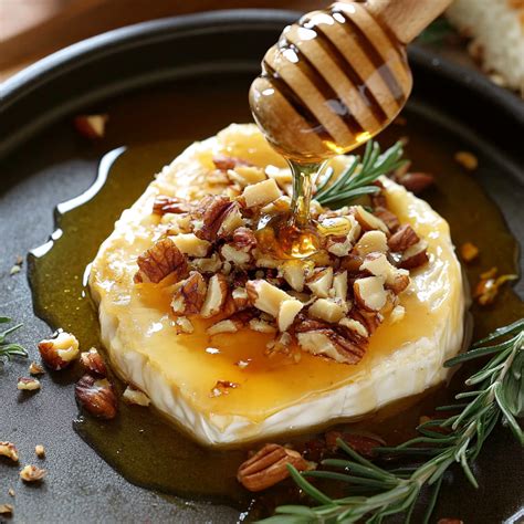 Baked Brie With Honey And Nuts