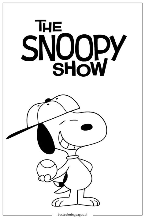 48 Páginas Para Colorear De Dibujos De Snoopy Para Colorear Pdf Y Png