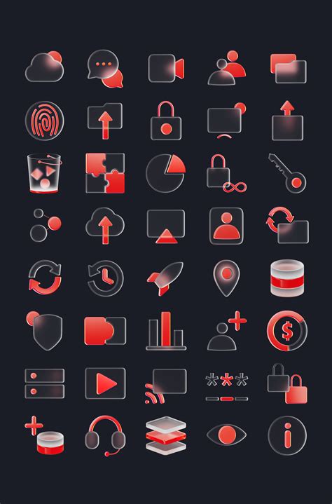 Mega 3d Assets On Behance Icon Set Design Icon Design Inspiration