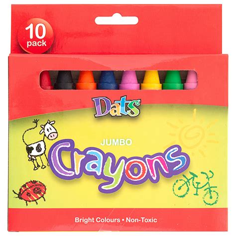 Crayon Jumbo 10pk The Reject Shop