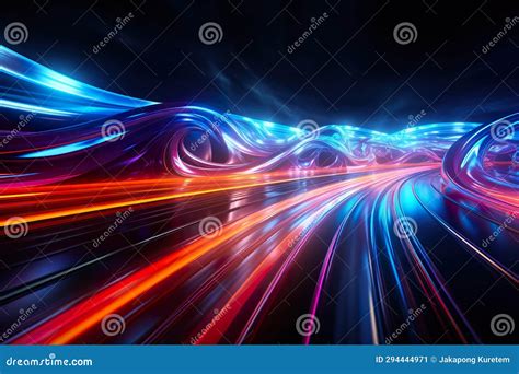 Data Binary Flow Rolling On Futuristic Technology Background Stock Image Image Of Abstract