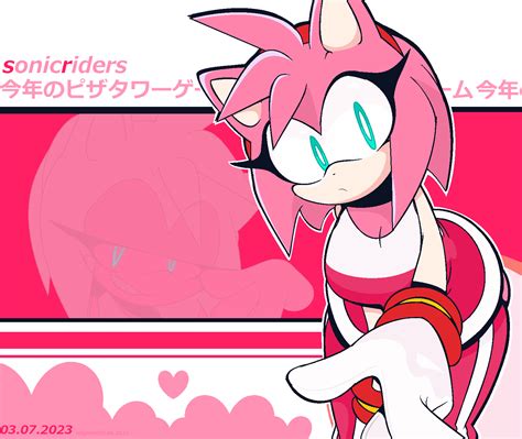 Amy Rose Sonic Riders Cartoon