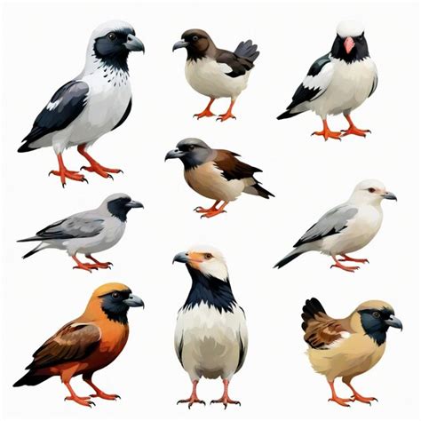 Edgar Vector Set White Background Isolated A High Qual Premium Ai Generated Vector