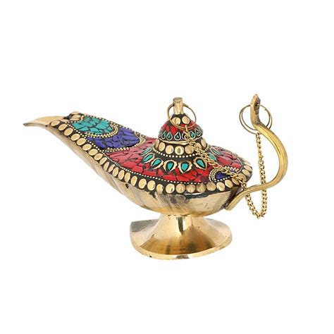 Nm 1366 Brass Chiraag With Stone Work Showpiece At Rs 1100 Piece Daryaganj New Delhi Id