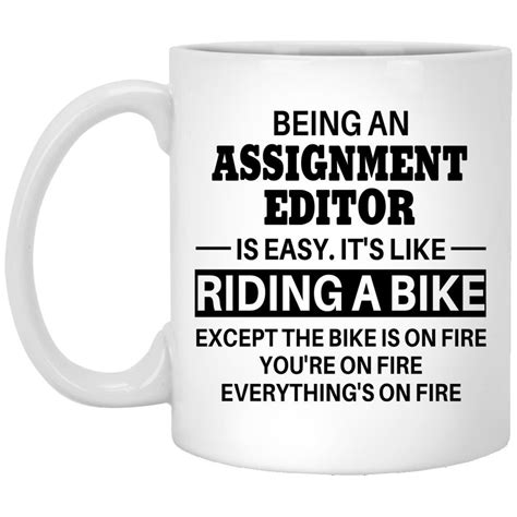 Assignment Editor Mug Assignment Editor Ts T For Etsy