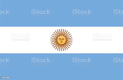 Argentina Flag Official Colors And Proportion Correctly National
