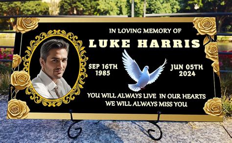 Personalized Headstones For Grave Markers For Cemetery For Humans