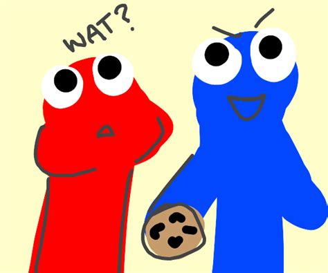Elmo Takes Out The Cookie Mafia Drawception