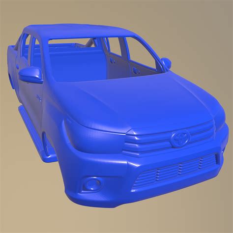 Stl File Toyota Hilux Double Cab 2016 Printable Car Body・3d Printing