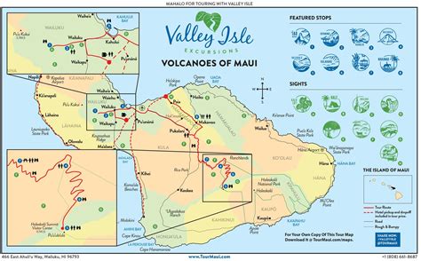 Tour Maps And Pickup Information Valley Isle Excursions Maui Tours