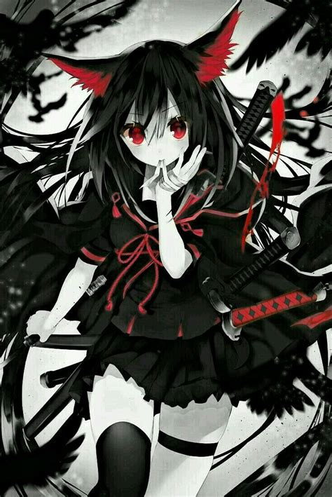 Lobo Demonio Chica Anime