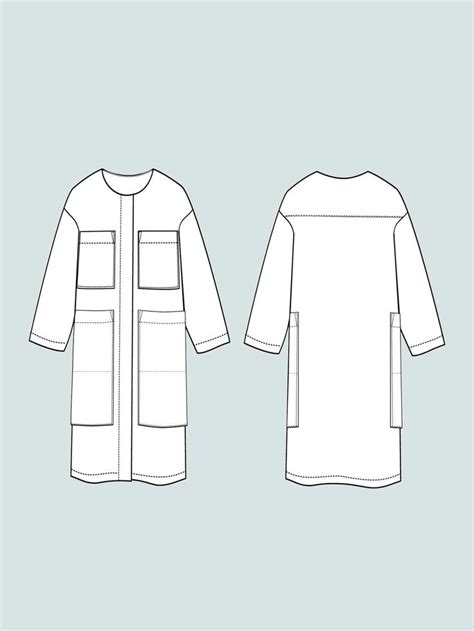 Lab Coat Pattern Coat Pattern Sewing Coat Patterns Sewing Patterns