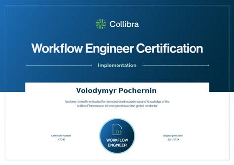 Collibra Workflow Engineer Certification Exam Pdf